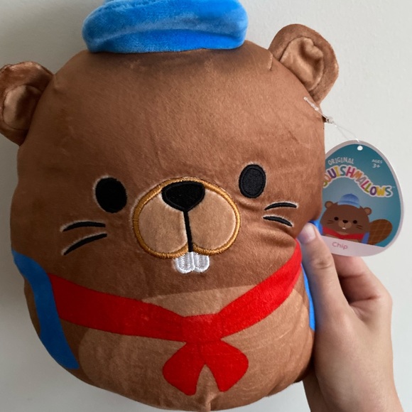 Squishmallows | Toys | 8 Chip Beaver Squishmallow | Poshmark